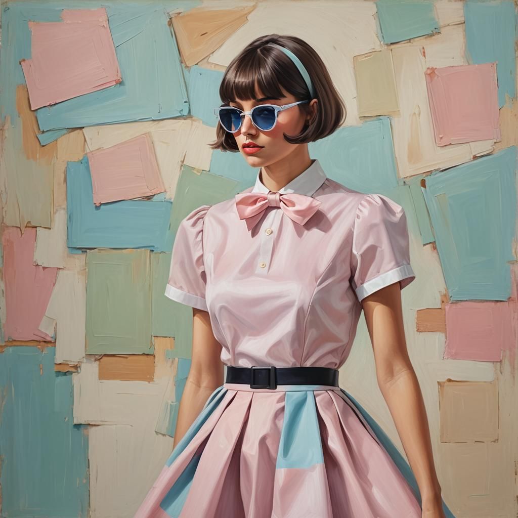 Pink in Style - AI Generated Artwork - NightCafe Creator