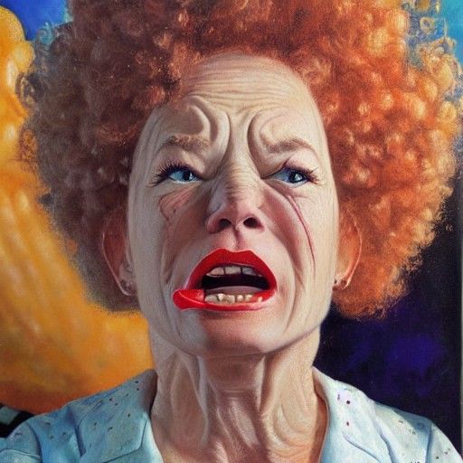 Mrs. Frizzle looking rough these days - AI Generated Artwork ...