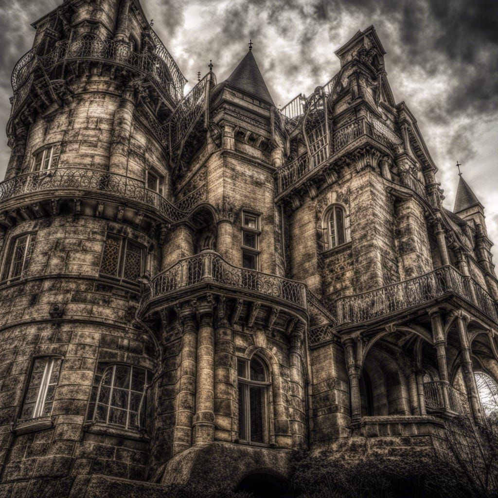 Castle, corner, cobwebs - AI Generated Artwork - NightCafe Creator