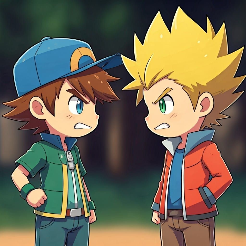 Chibi Ritchie and Chibi Alden argue with each other because they feel ...
