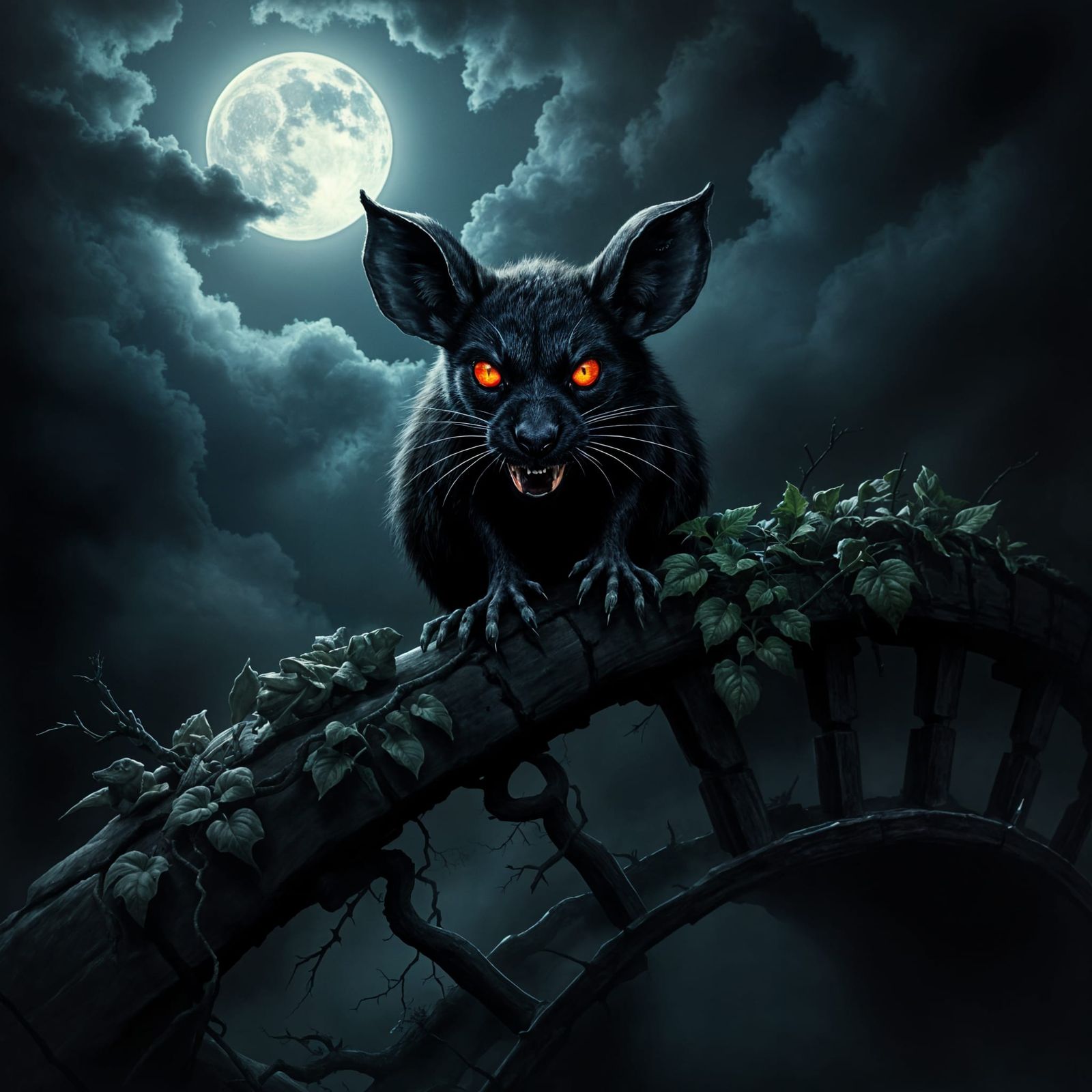 Dämonische Maus - Surreal Gothic Mouse Unveils Dark Mystiqu...