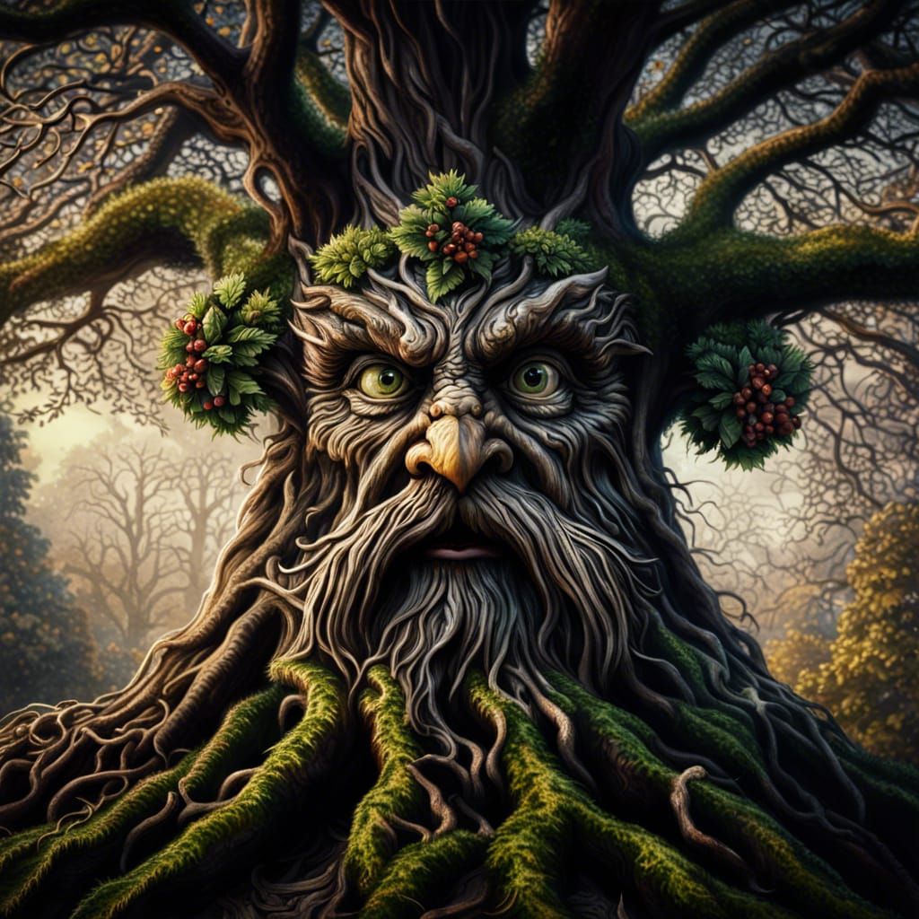 Christmas Treebeard ty Tanke @Tanke - AI Generated Artwork - NightCafe ...