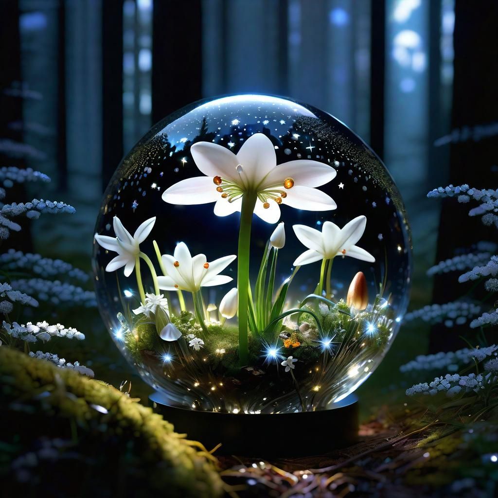 Magic Forest Orb v2 - AI Generated Artwork - NightCafe Creator
