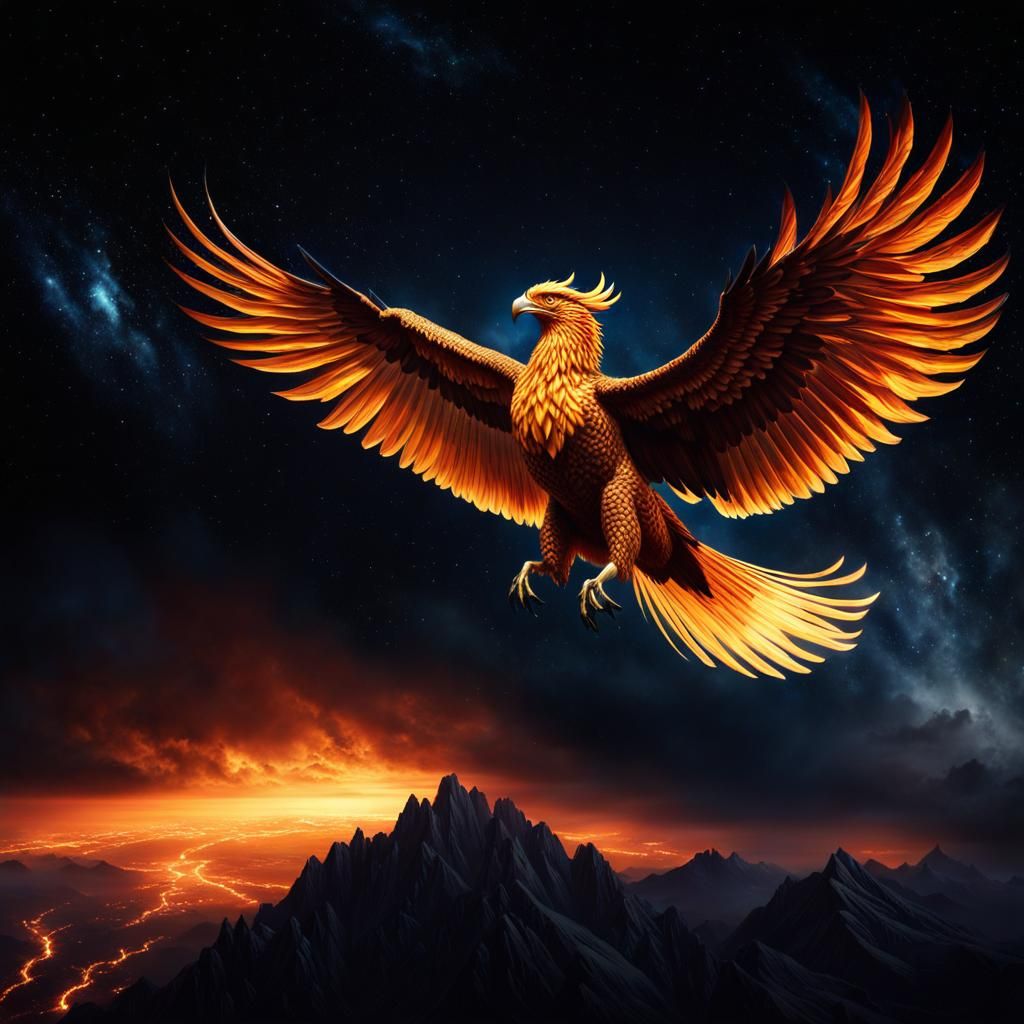 Phoenix - AI Generated Artwork - NightCafe Creator