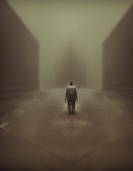 Walk Your Path Alone - AI Generated Artwork - NightCafe Creator