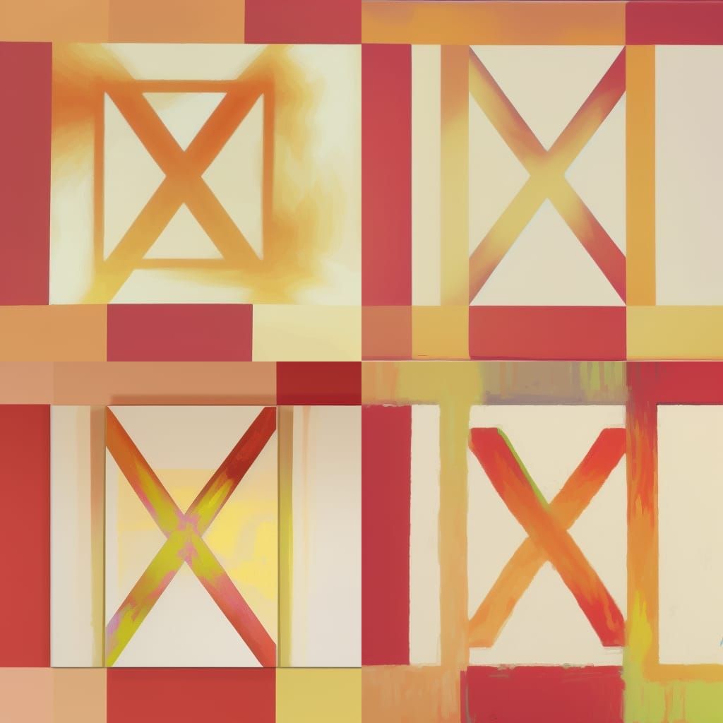 X logo highlighted upon a sign - AI Generated Artwork - NightCafe Creator