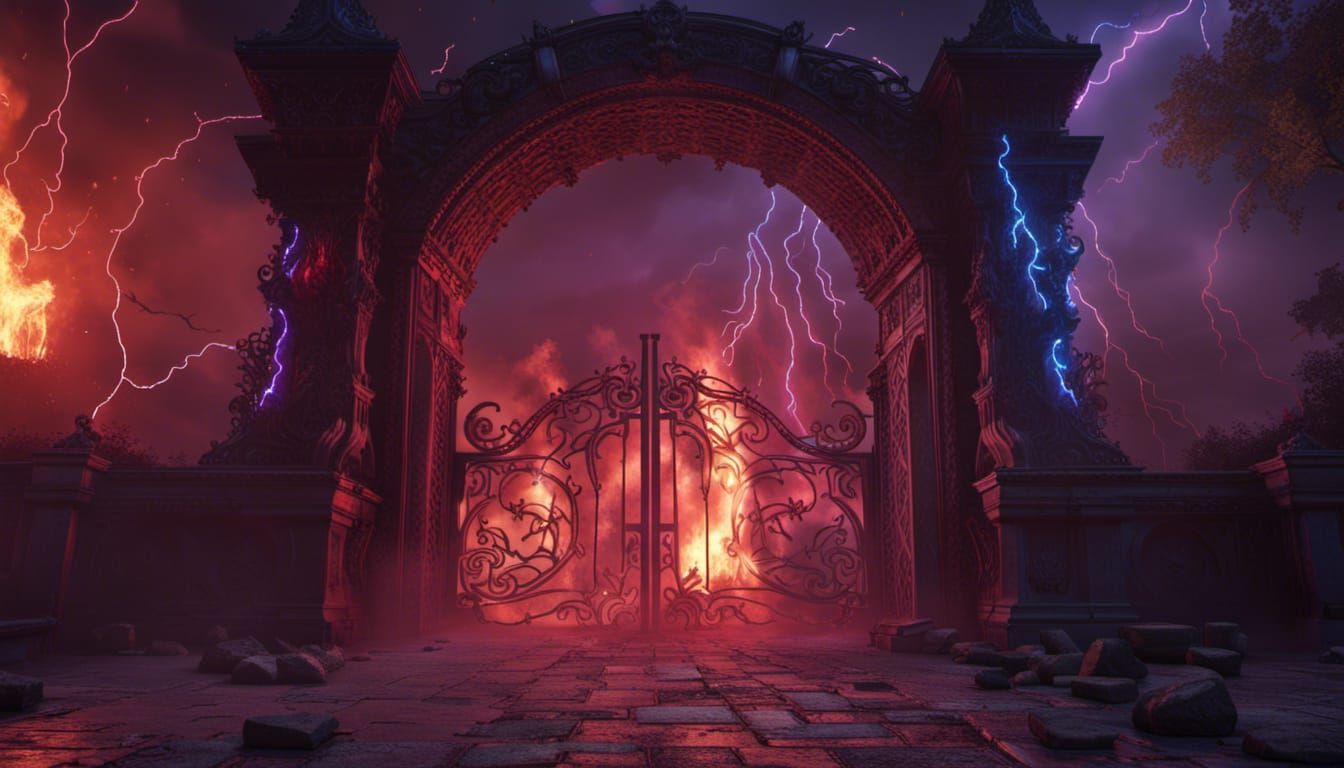 Dark Gate - AI Generated Artwork - NightCafe Creator