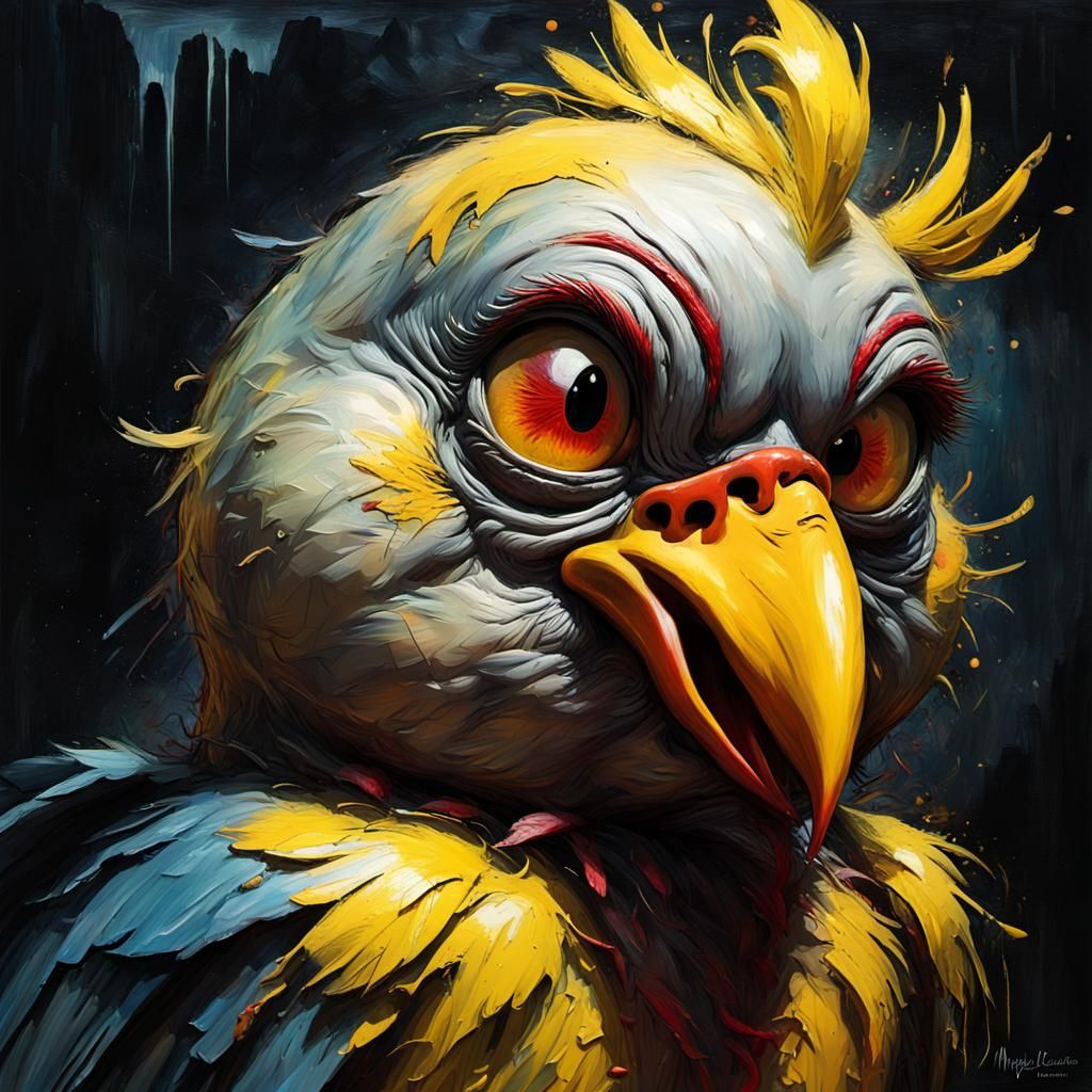 Killer bird - AI Generated Artwork - NightCafe Creator
