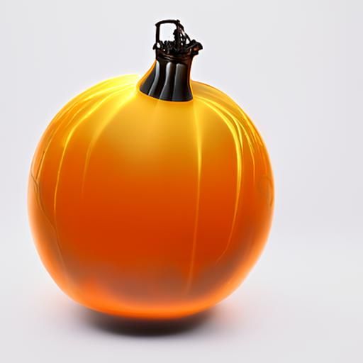 Pumpkin Hand Grenade exploding shrapnel thermonuclear shockwave explosion Cinema 4D scenic ...