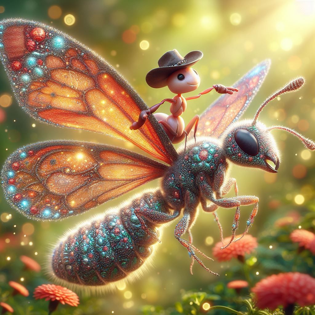 Cowboy Ant - AI Generated Artwork - NightCafe Creator
