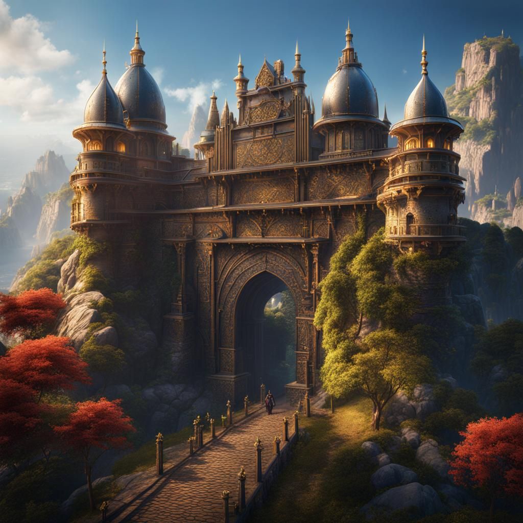 Gateway to an empire - AI Generated Artwork - NightCafe Creator