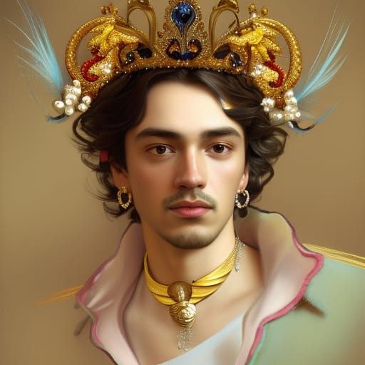 Flamboyant king - AI Generated Artwork - NightCafe Creator
