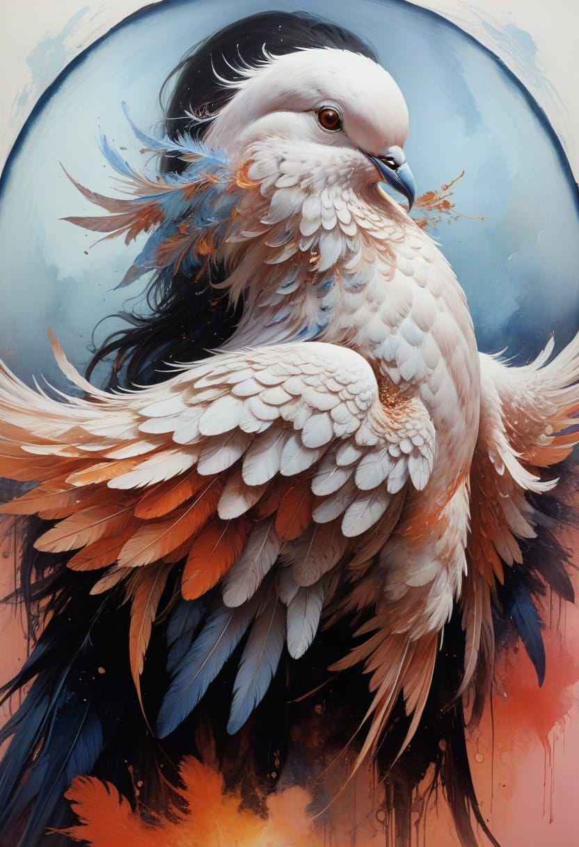 A dove. Only one ! - A dove. Only one