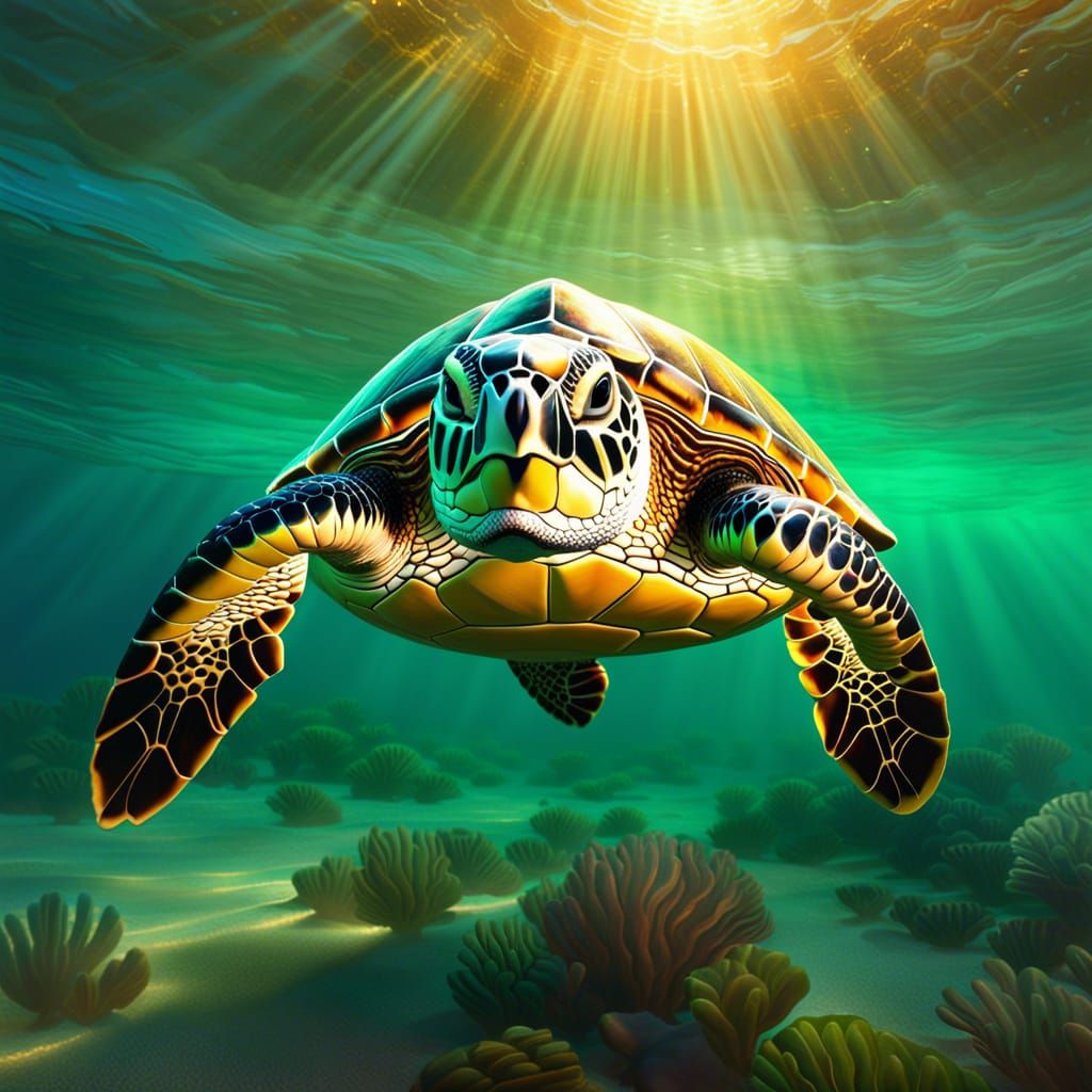 I Like Turtles - AI Generated Artwork - NightCafe Creator