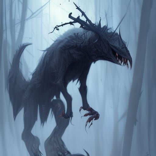 Scary animals - AI Generated Artwork - NightCafe Creator