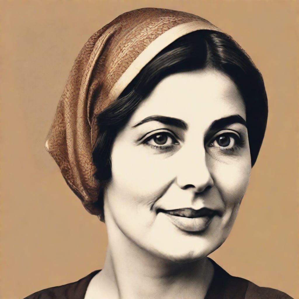 Social Realist Woman Portrait in Guido Reni Style - AI Art