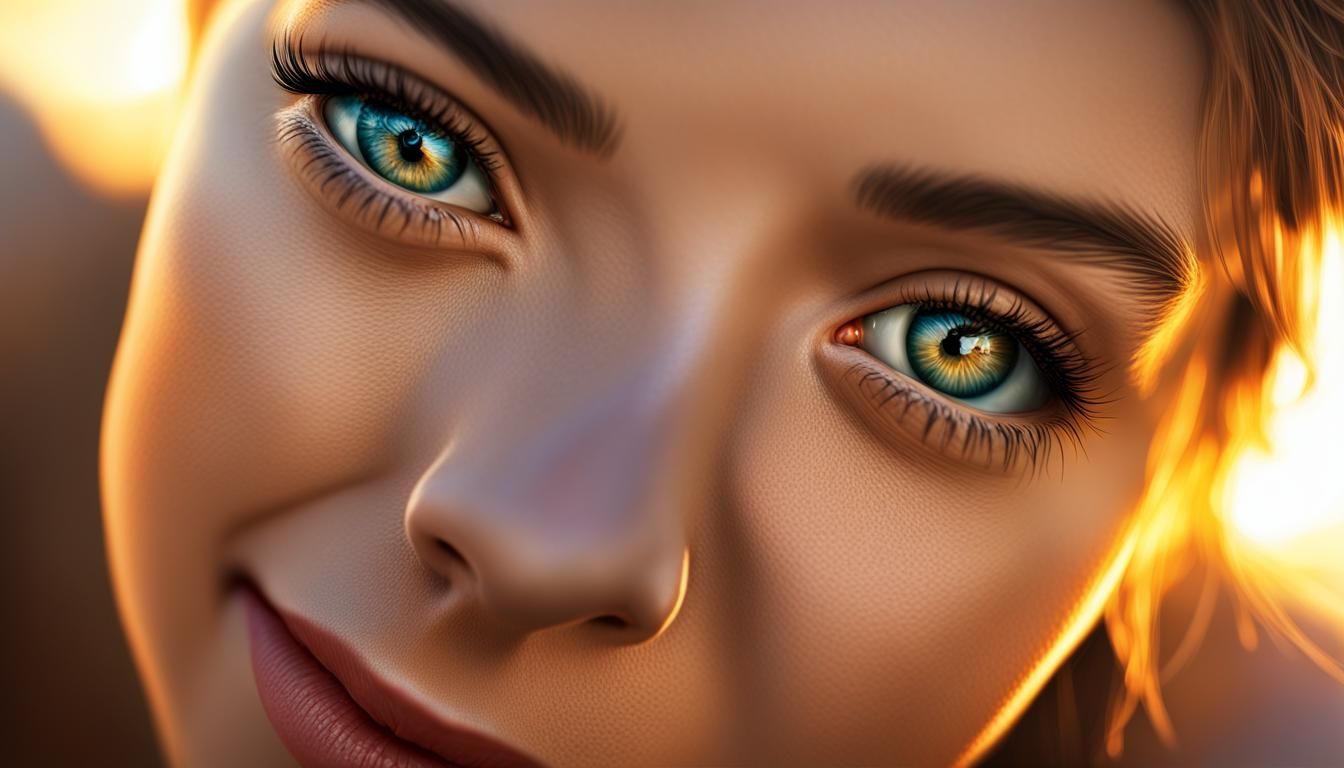 extasy. a young womans face in complete extasy as her body is being ...