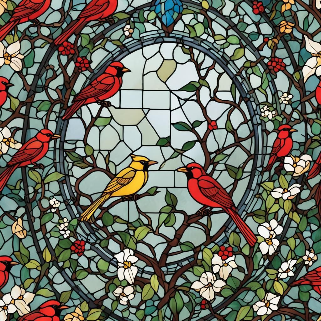 Stained glass - AI Generated Artwork - NightCafe Creator