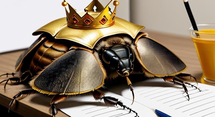 Cockroach Queen I - AI Generated Artwork - NightCafe Creator