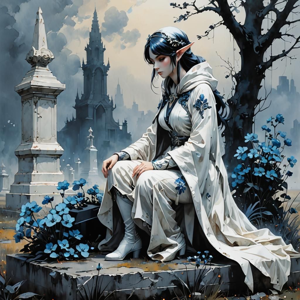 Frieren - AI Generated Artwork - NightCafe Creator