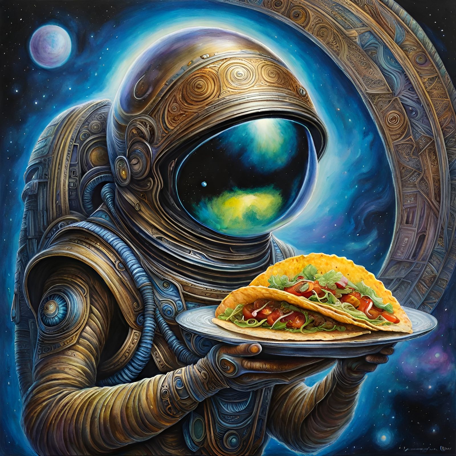SPACE TACOS - AI Generated Artwork - NightCafe Creator