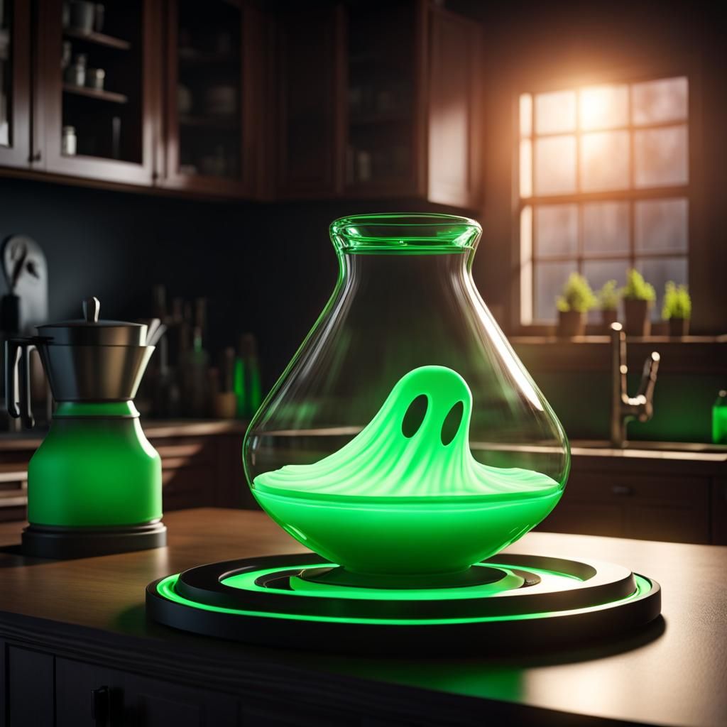 Ghost Melting Pot for Soul Fondue - AI Generated Artwork - NightCafe ...