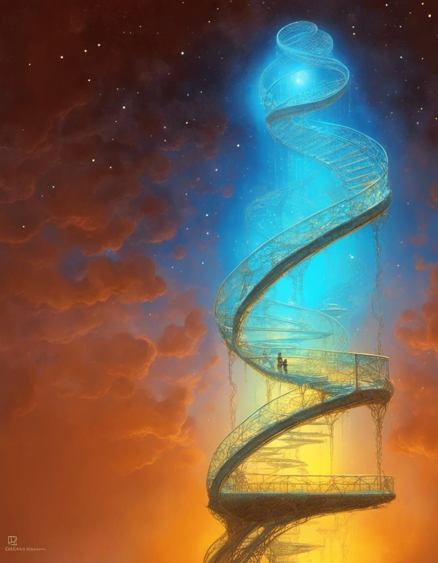 Bridge to eternity - AI Generated Artwork - NightCafe Creator