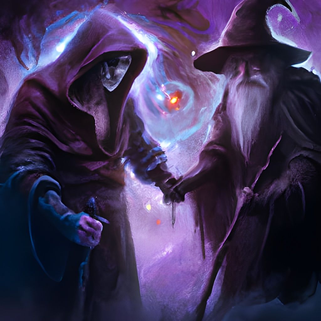 Wizard & Warlock - AI Generated Artwork - NightCafe Creator
