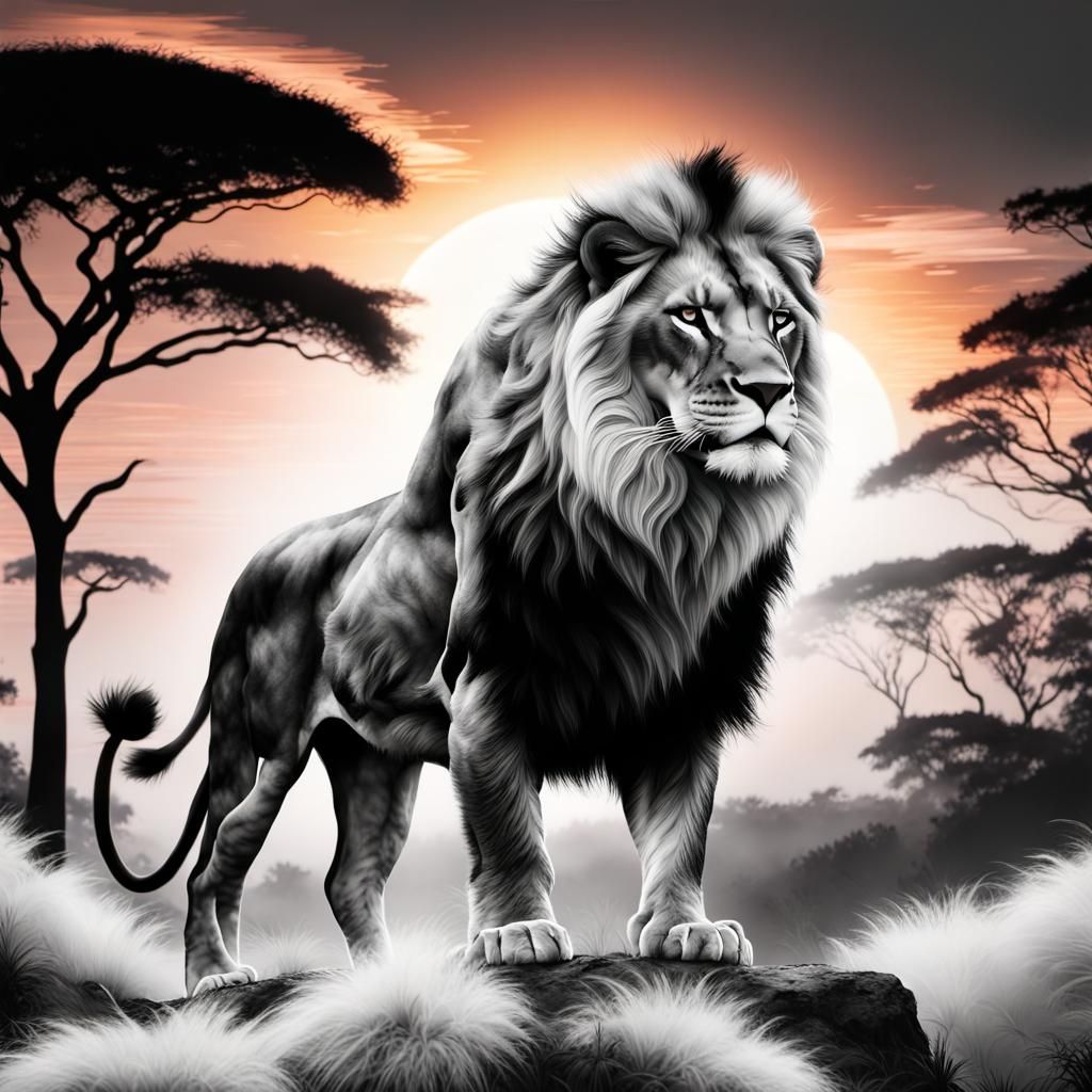 Lion - AI Generated Artwork - NightCafe Creator