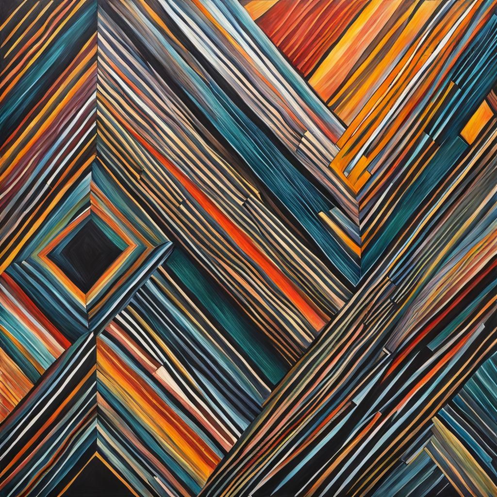 Abstract Lines - AI Generated Artwork - NightCafe Creator