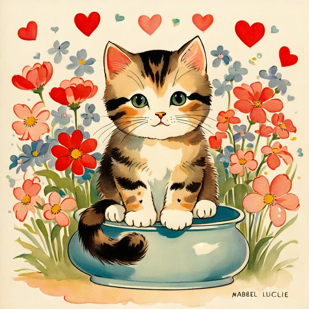 Mabel Lucie Attwell - AI Generated Artwork - NightCafe Creator