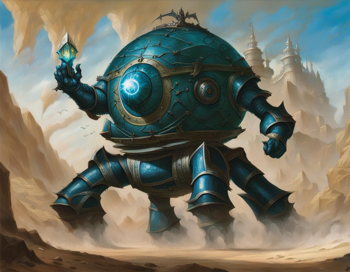 Magic mech - AI Generated Artwork - NightCafe Creator