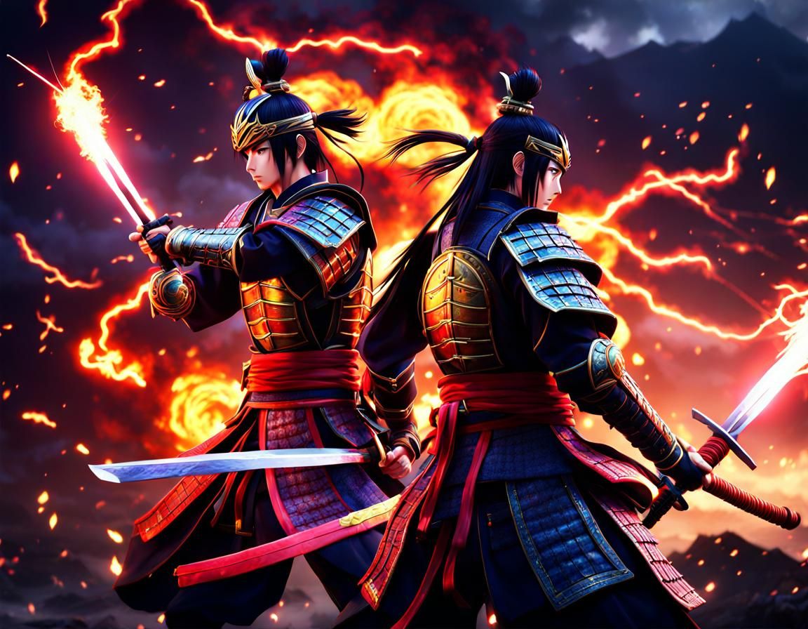 Samurai warriors - AI Generated Artwork - NightCafe Creator