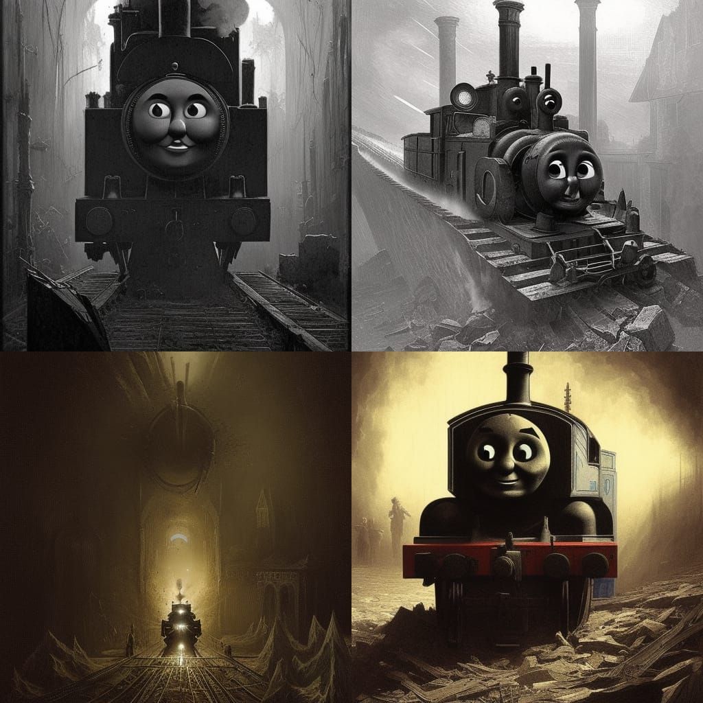 Thomas is done. - AI Generated Artwork - NightCafe Creator