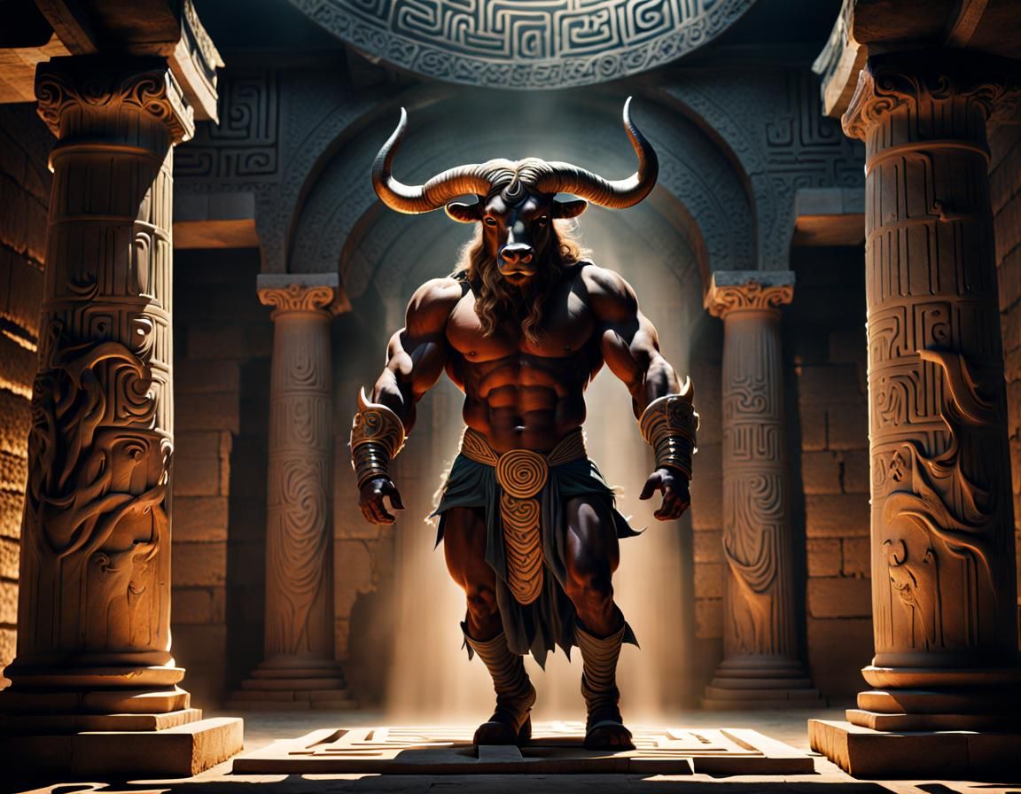 Minotaur - AI Generated Artwork - NightCafe Creator