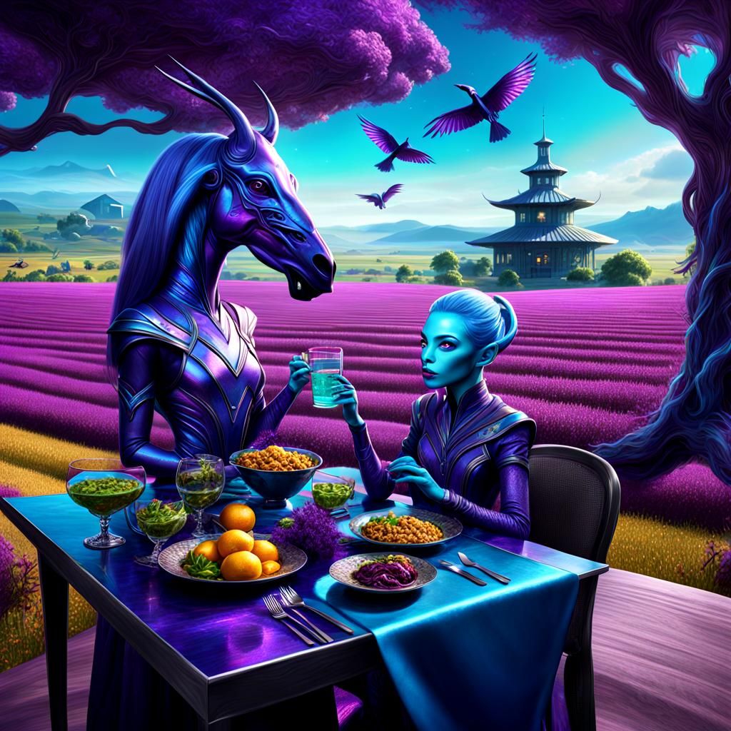 Aliens from Fabula - 4 - AI Generated Artwork - NightCafe Creator