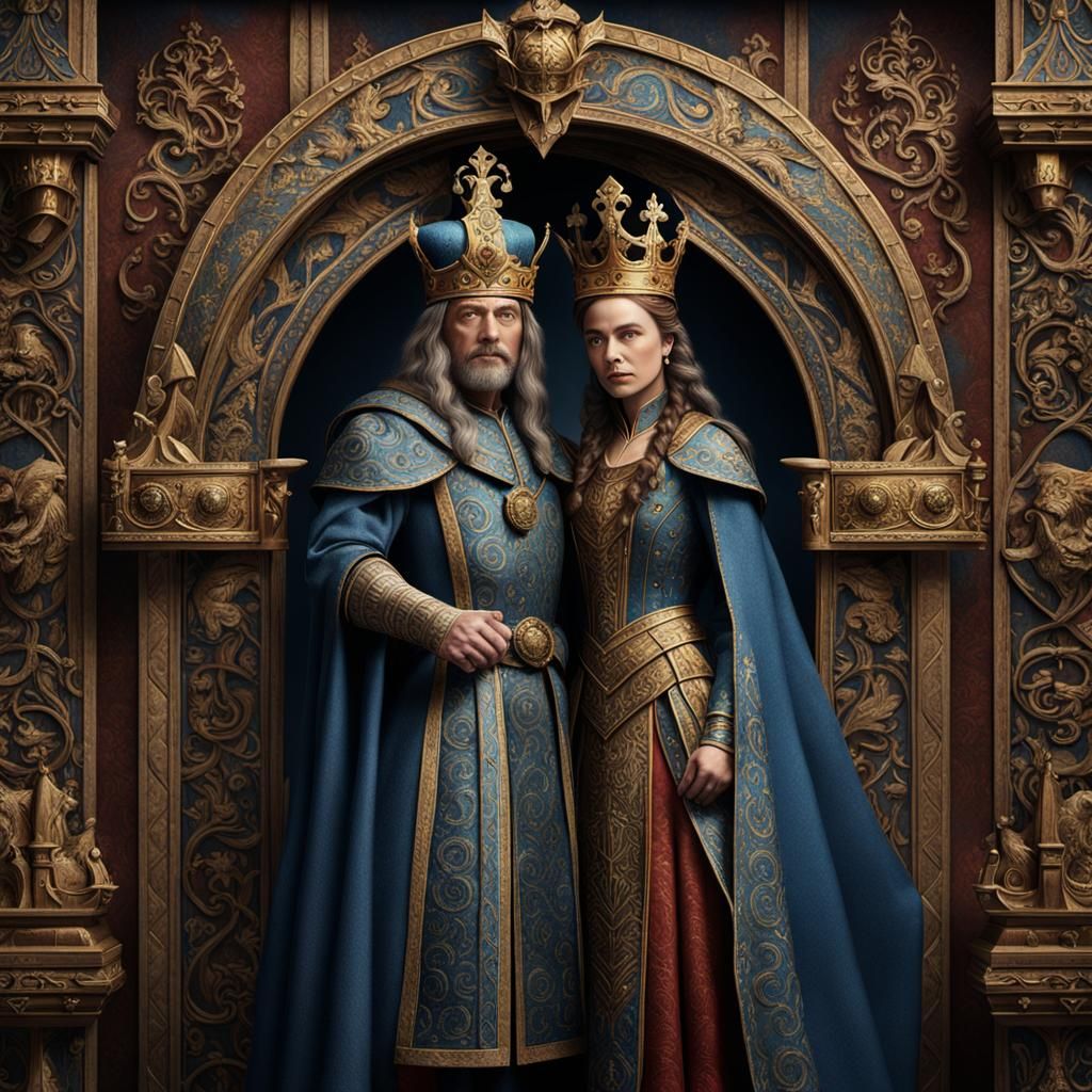 King and Queen - AI Generated Artwork - NightCafe Creator