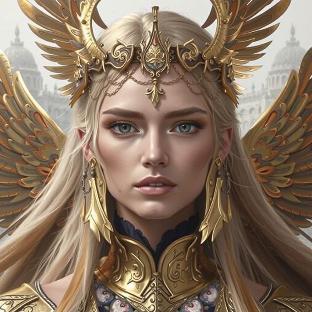 Scandinavian Supermodel in Haute Couture Givenchy ... - AI Art