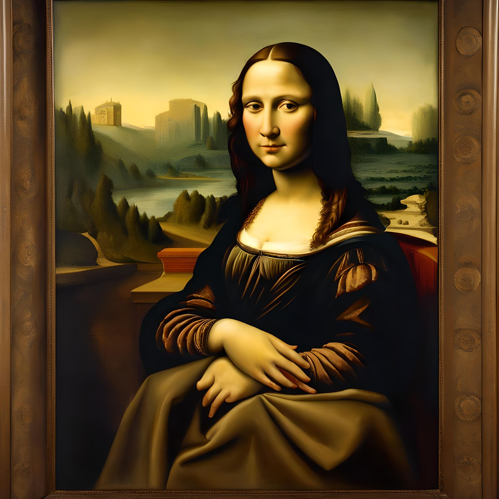 Mona Lisa - Masterpiece - AI Generated Artwork - NightCafe Creator