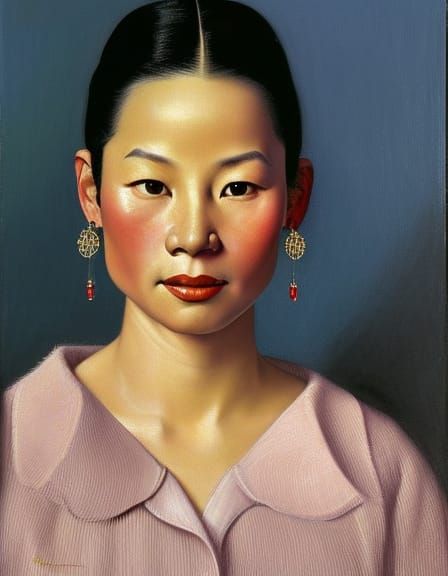 Lucy Liu - AI Generated Artwork - NightCafe Creator