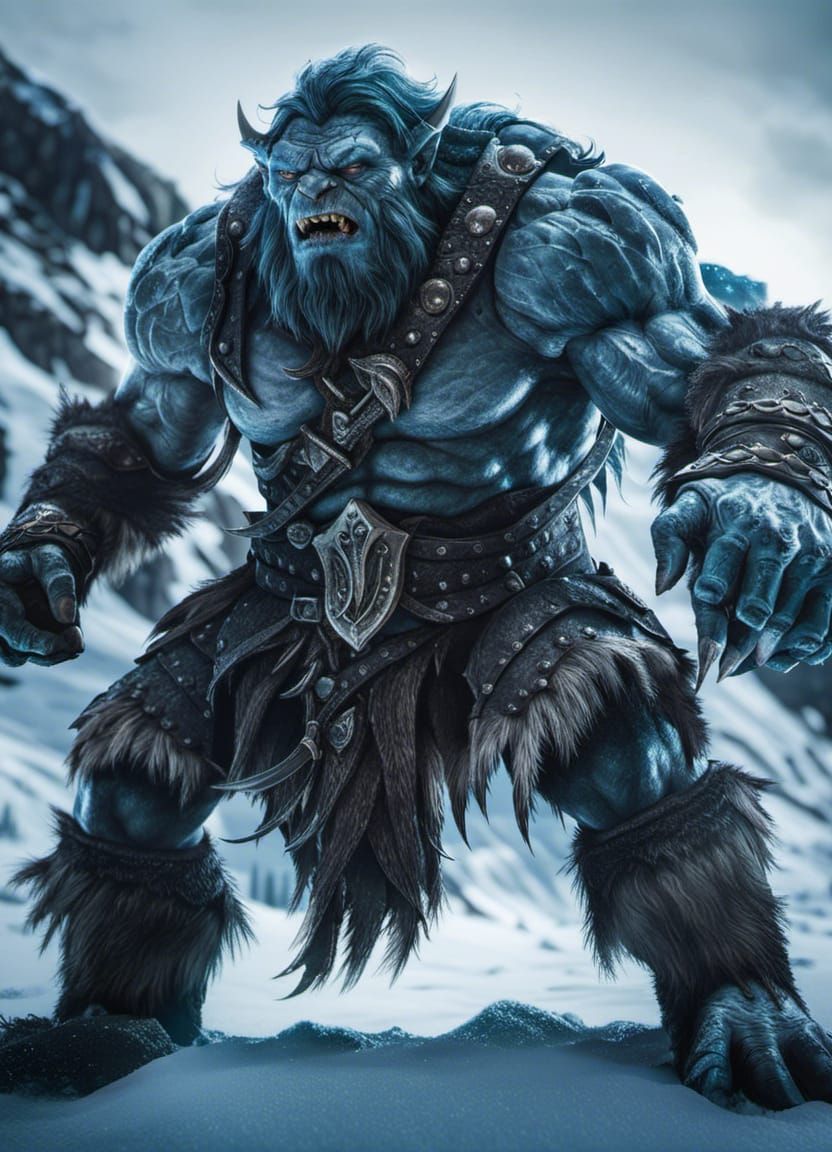 ice troll - AI Generated Artwork - NightCafe Creator