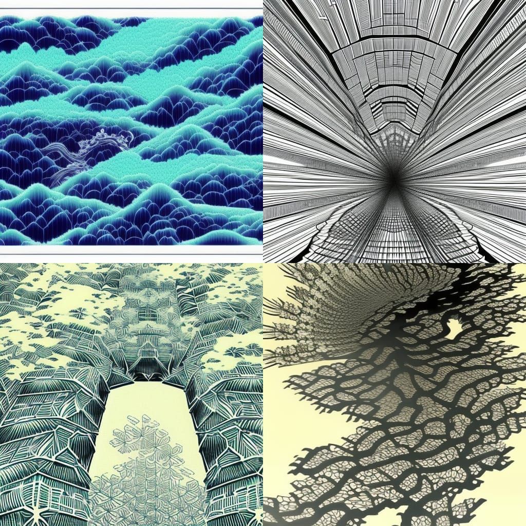 kirigami fractal by artist "wire bonsai" by bonsai artist "Yuji ...