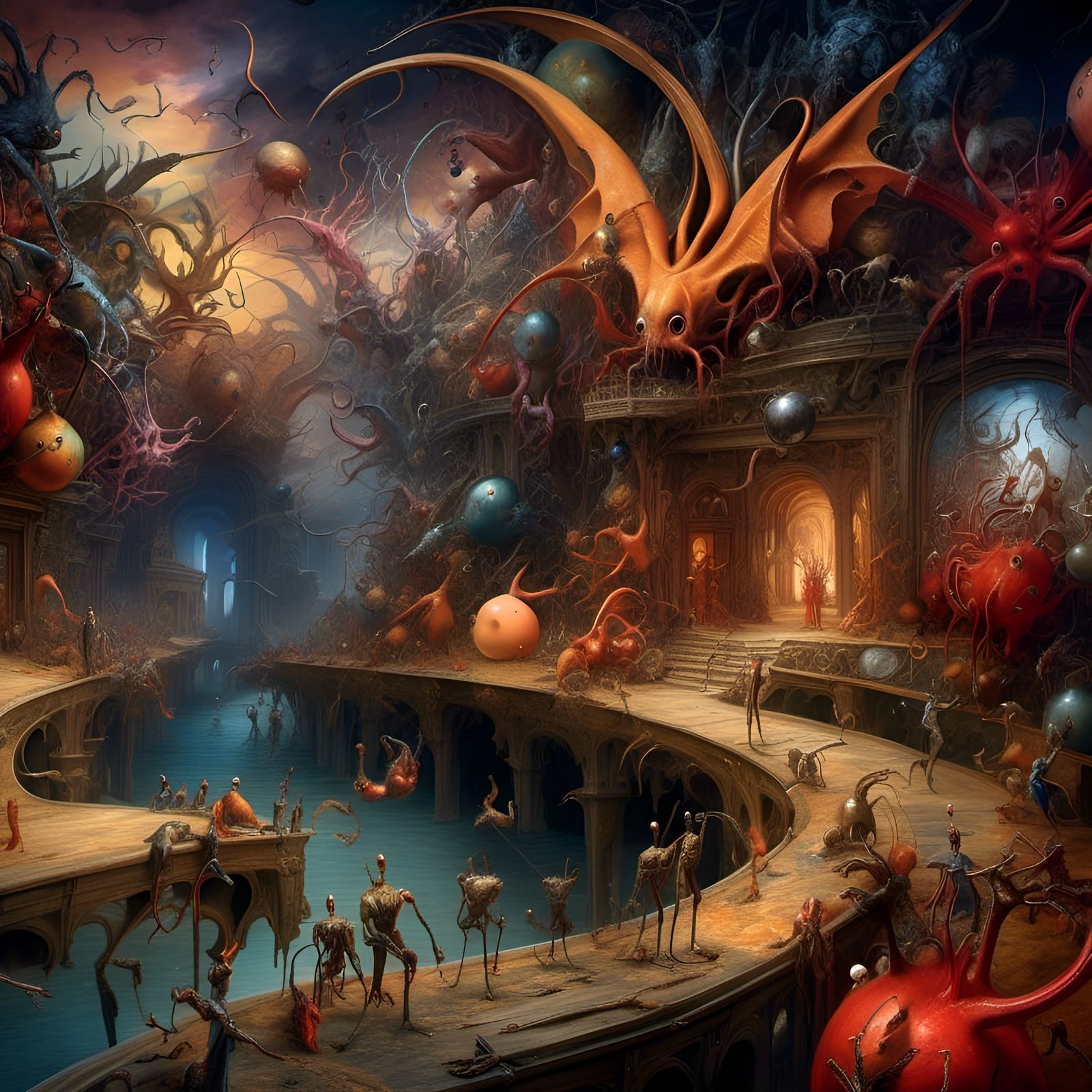 Extra Dimensional Invaders - AI Generated Artwork - NightCafe Creator