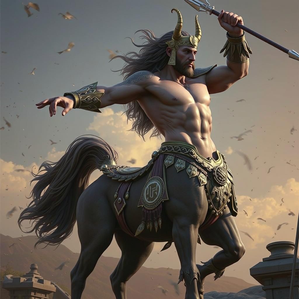 "Half Man, Half Horse – A Centaur Legend in Full Size"- Daily challenge ...