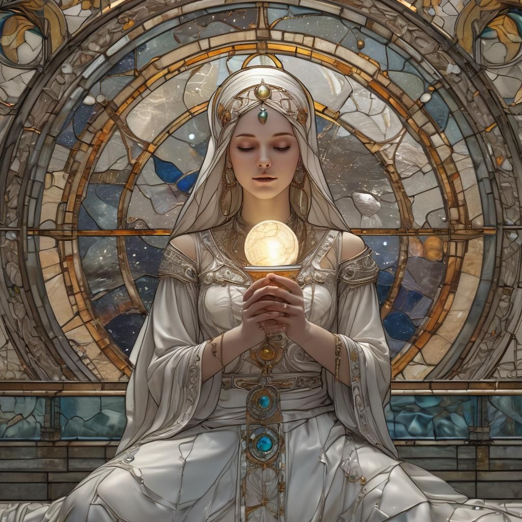 Moon Priestess - AI Generated Artwork - NightCafe Creator