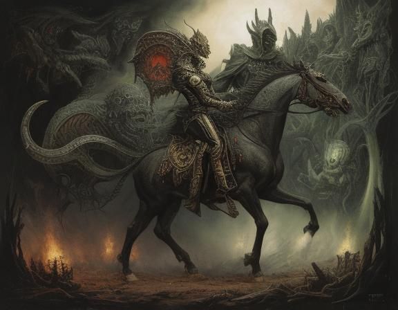 THE FOURTH RIDER - AI Generated Artwork - NightCafe Creator