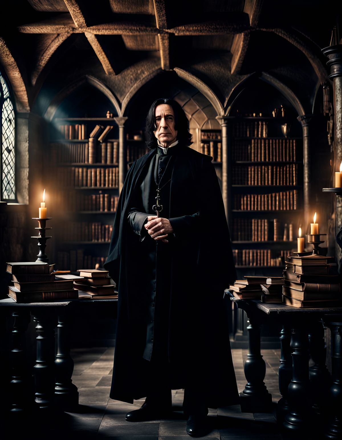 Professor Severus Snape - AI Generated Artwork - NightCafe Creator