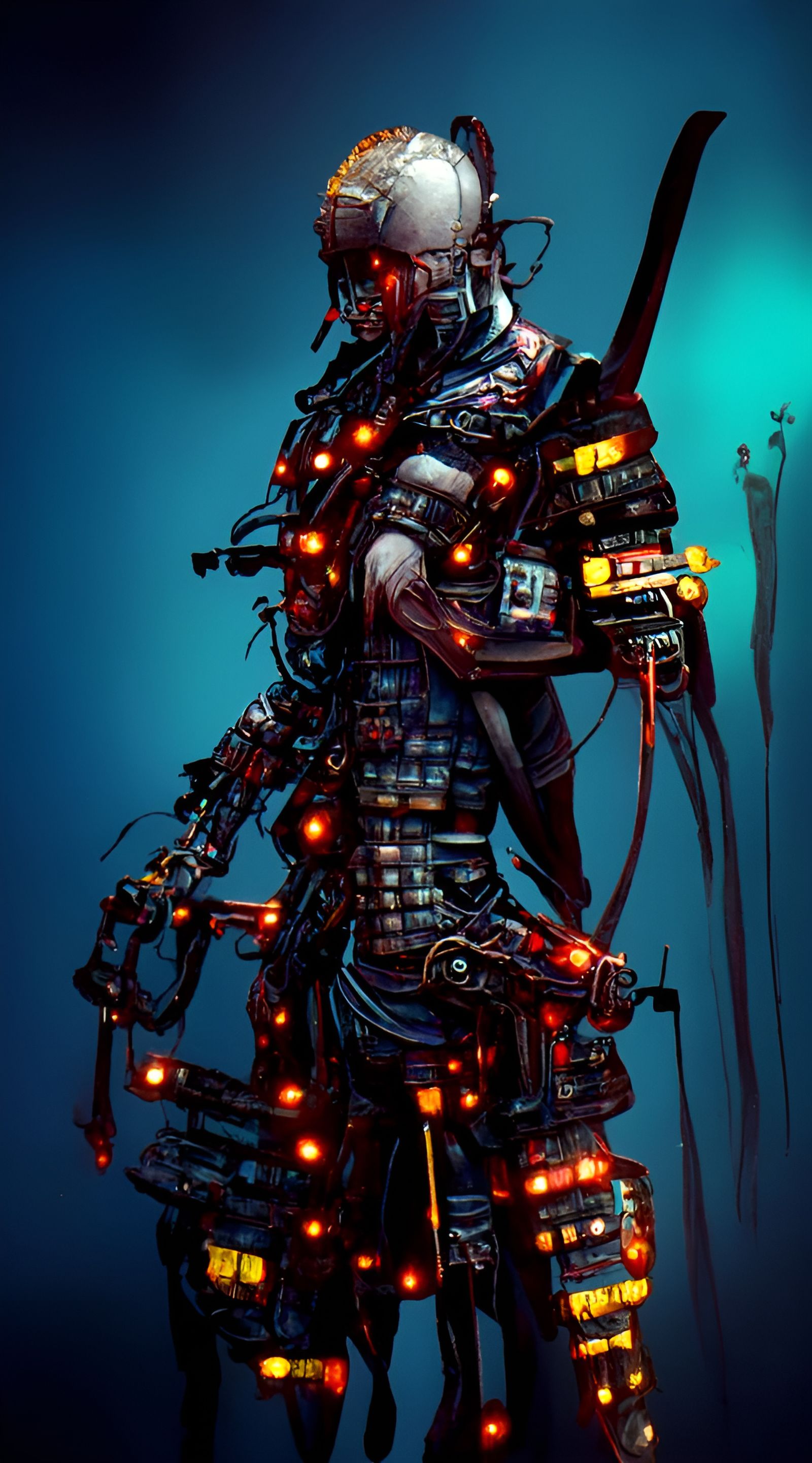 Dystopian Cyborg - AI Generated Artwork - NightCafe Creator