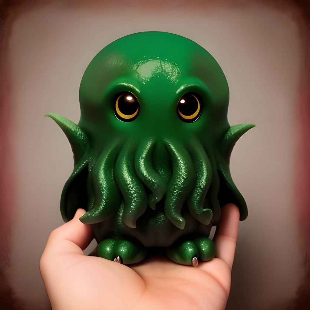 Baby Cthulhu - AI Generated Artwork - NightCafe Creator