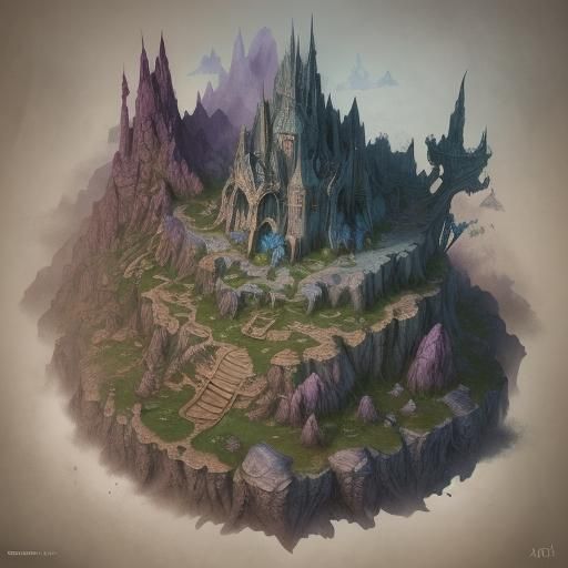The crumbling fortress - AI Generated Artwork - NightCafe Creator